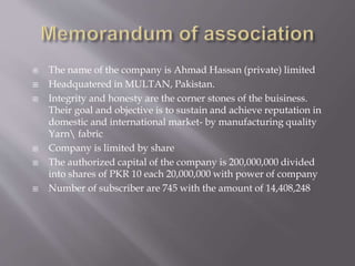 AZGARD NINE LIMITED, EXIDE PAKISTAN LIMITED, Ahmad Hassan (Private ...