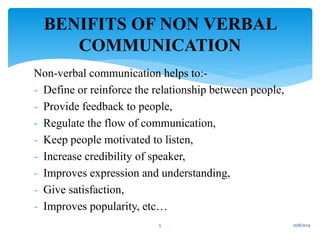 Non-Verbal Communication Skills | PPT