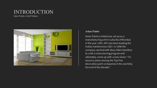 Asian Paints Ltd International Business Division | PPT