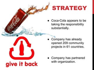 Water Sustainability in India, Cola Cola | PPTX