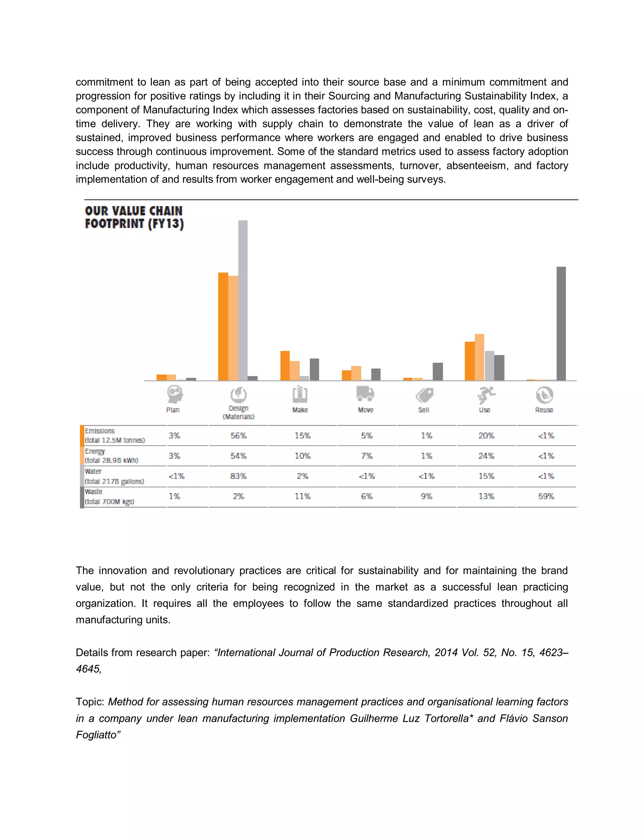 Lean management applied by nike | PDF