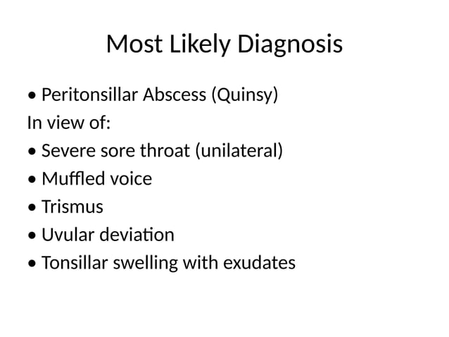 peritonsillar abscess case report course.pptx