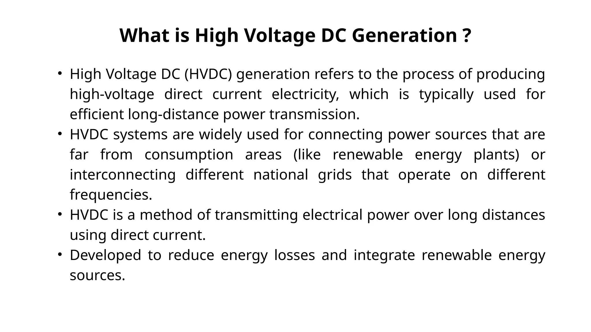 Generation of High voltage DC in high voltage enginerring | PPT
