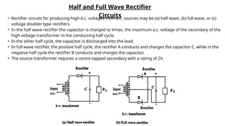 Generation of High voltage DC in high voltage enginerring | PPTX