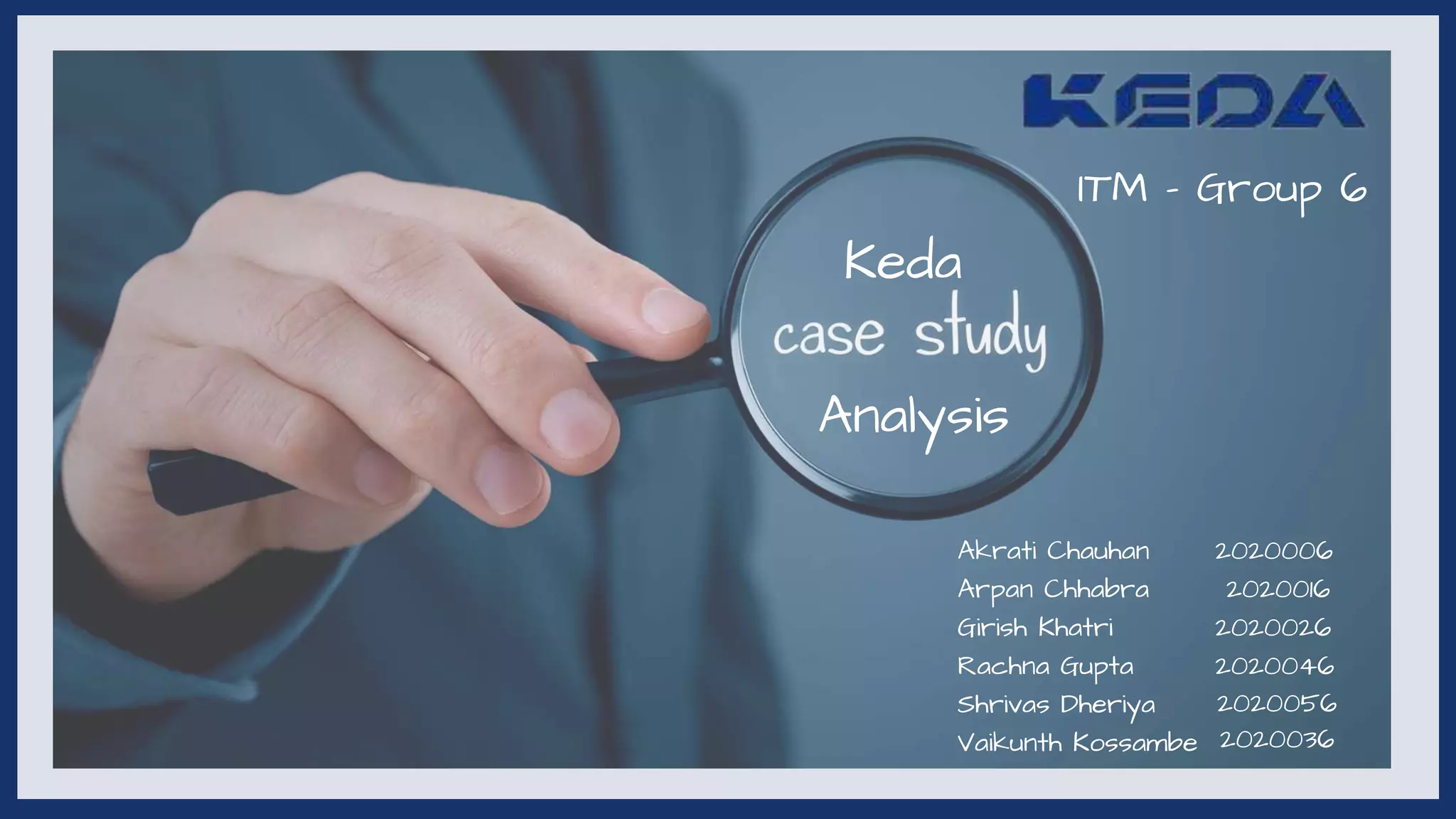 Keda case analysis- ERP Implementation | PPTX