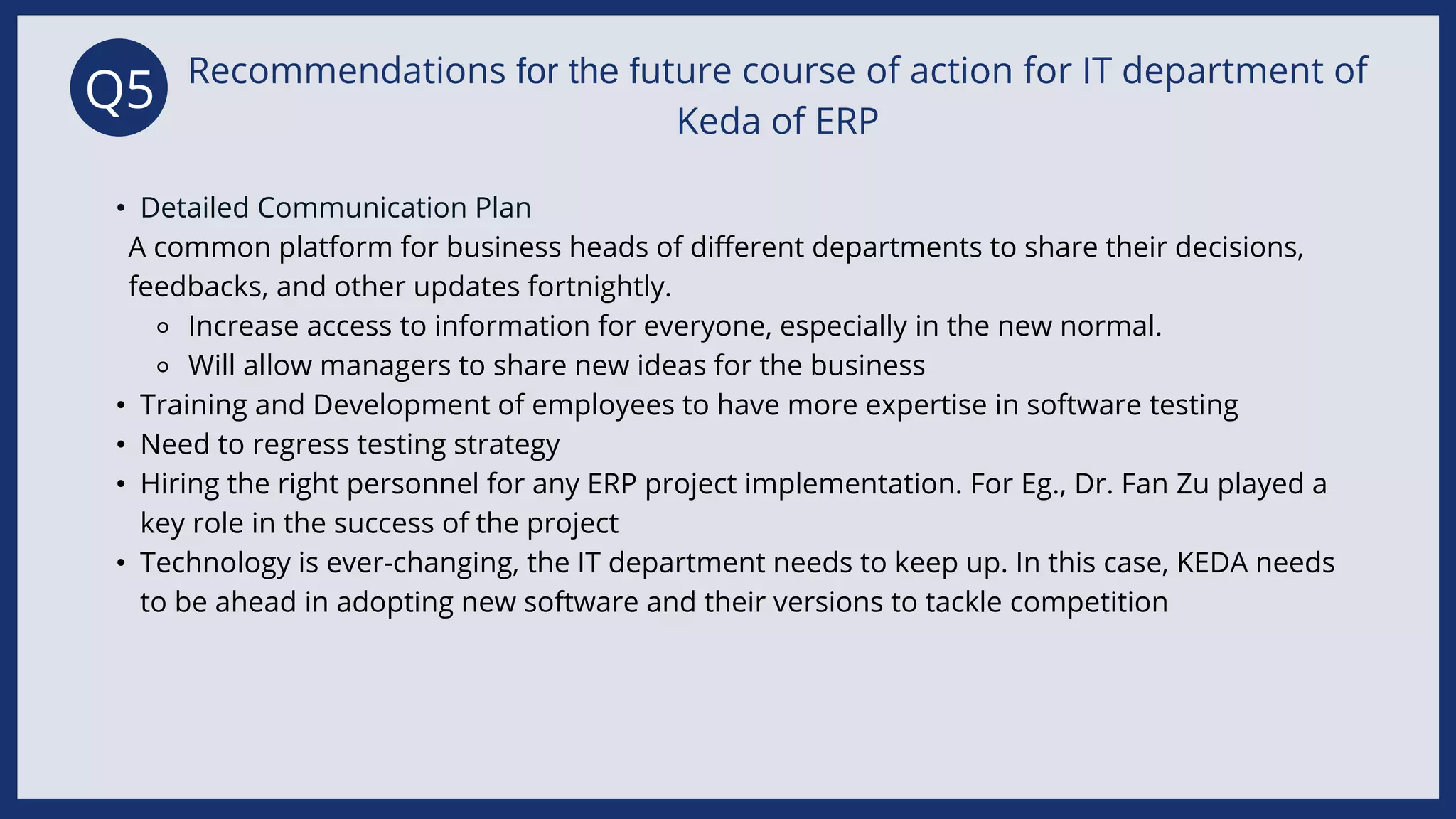 Keda case analysis- ERP Implementation | PPTX