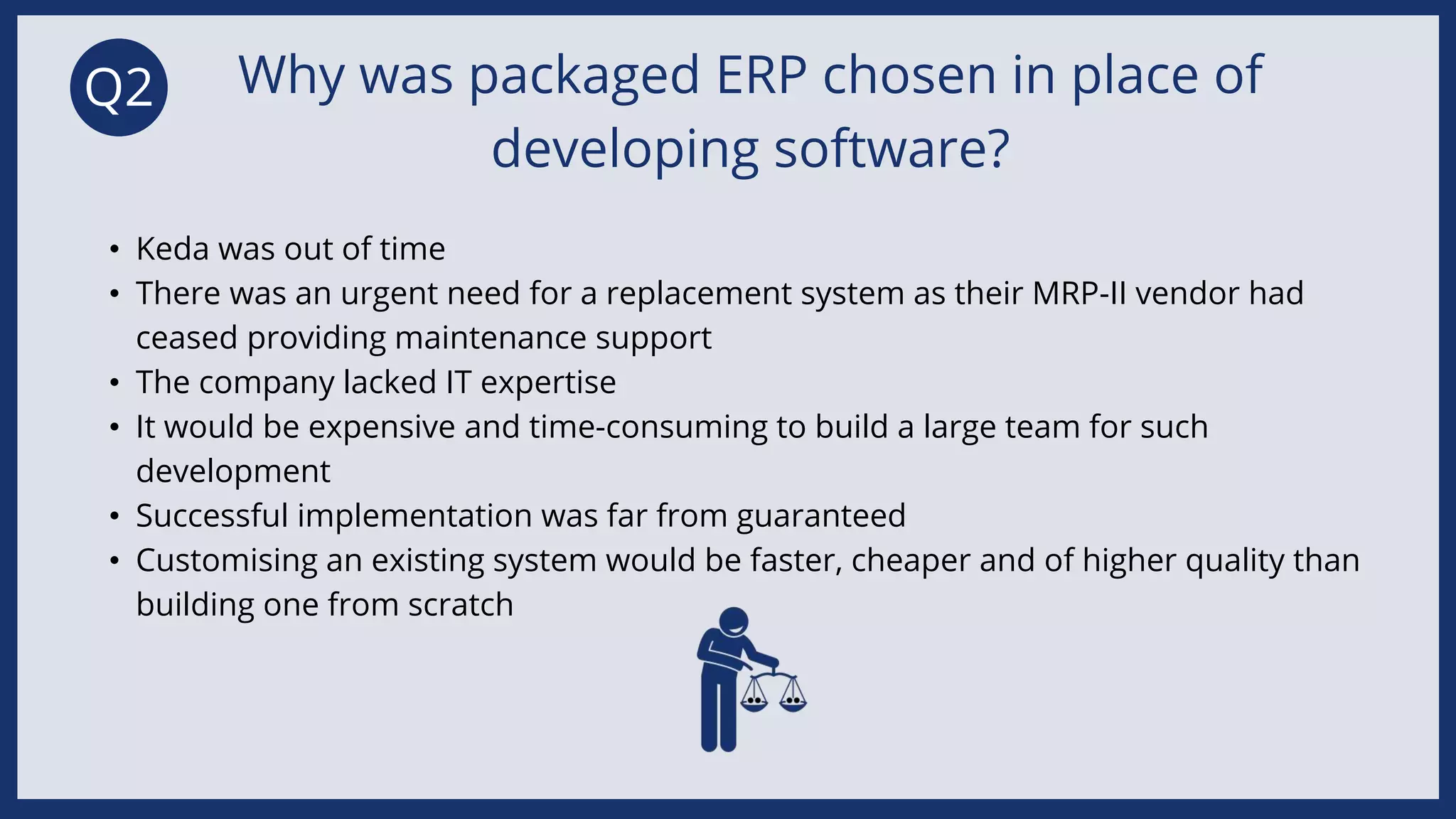 Keda case analysis- ERP Implementation | PPTX
