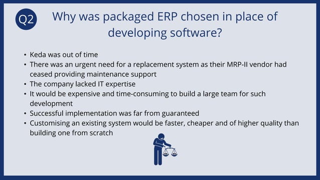 Keda case analysis- ERP Implementation | PPTX