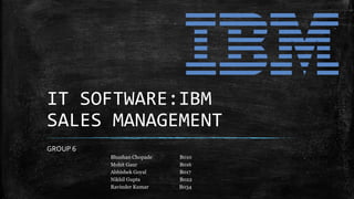 Sales Management - IBM | PPTX