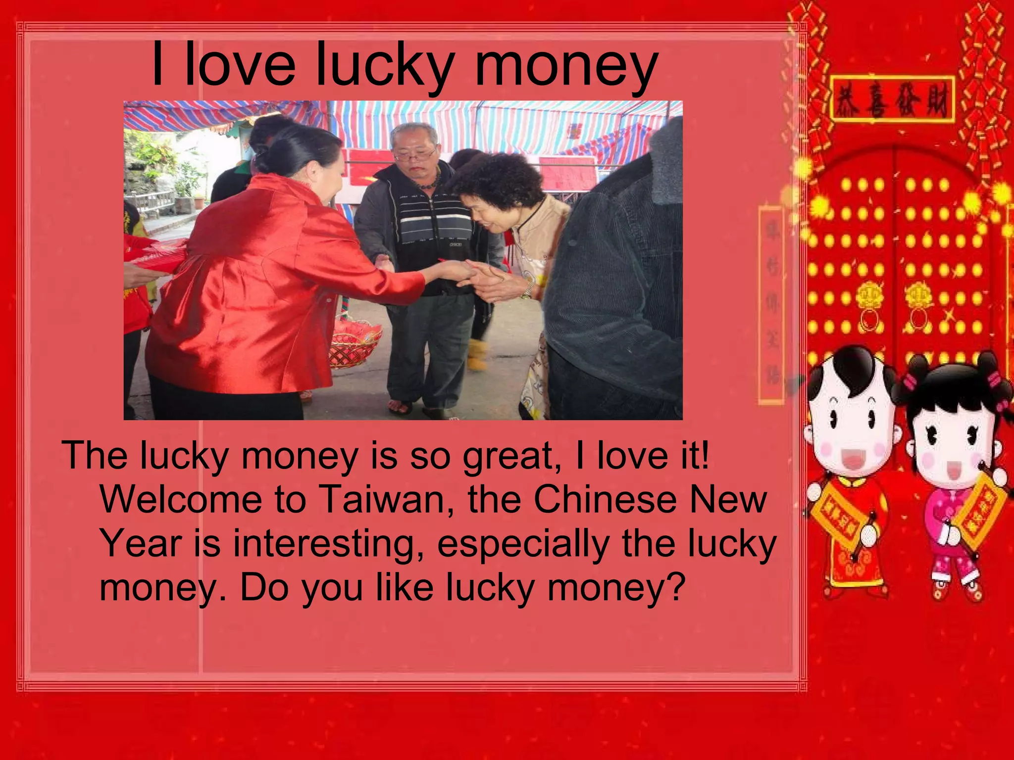 Group 6 lucky money | PPT | Stamps and Coins | Collecting