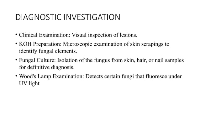 Basic Medical presentation on Dermatophytosis | PPTX