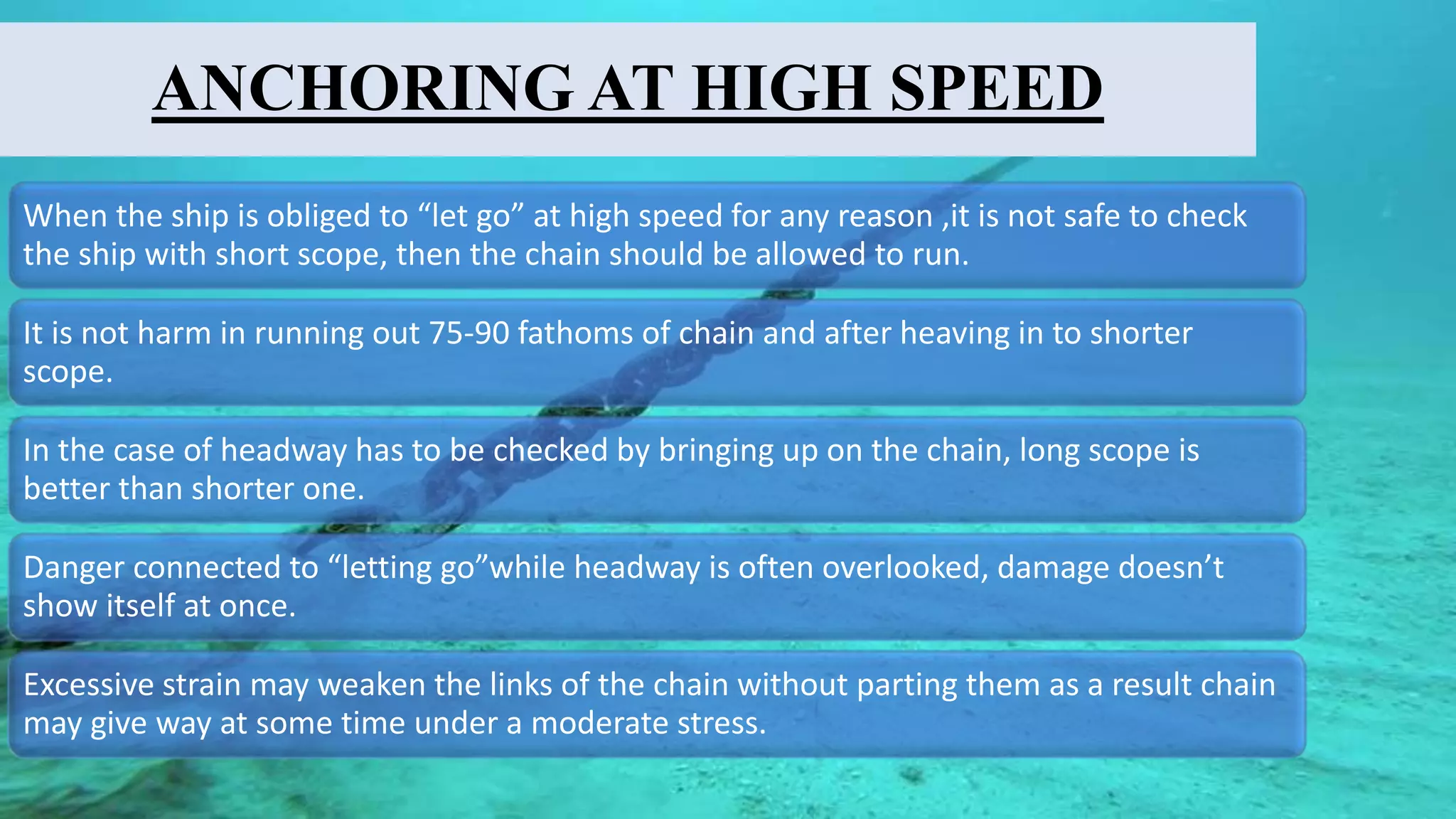 Ship Anchor and it's application | PPTX