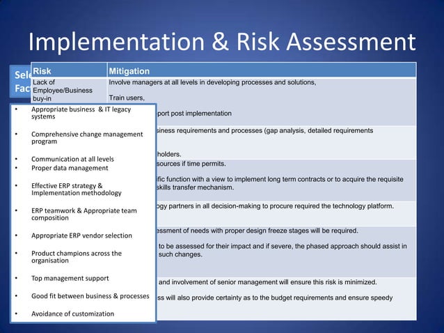Group 6 presentation sap implemention proposal | PPTX | Business ...