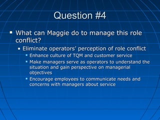 Role Conflict Among Service Employees | PPT | Free Download