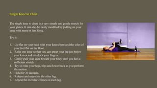 Stretching exercises for neck, trunk and lumbar spine | PPTX