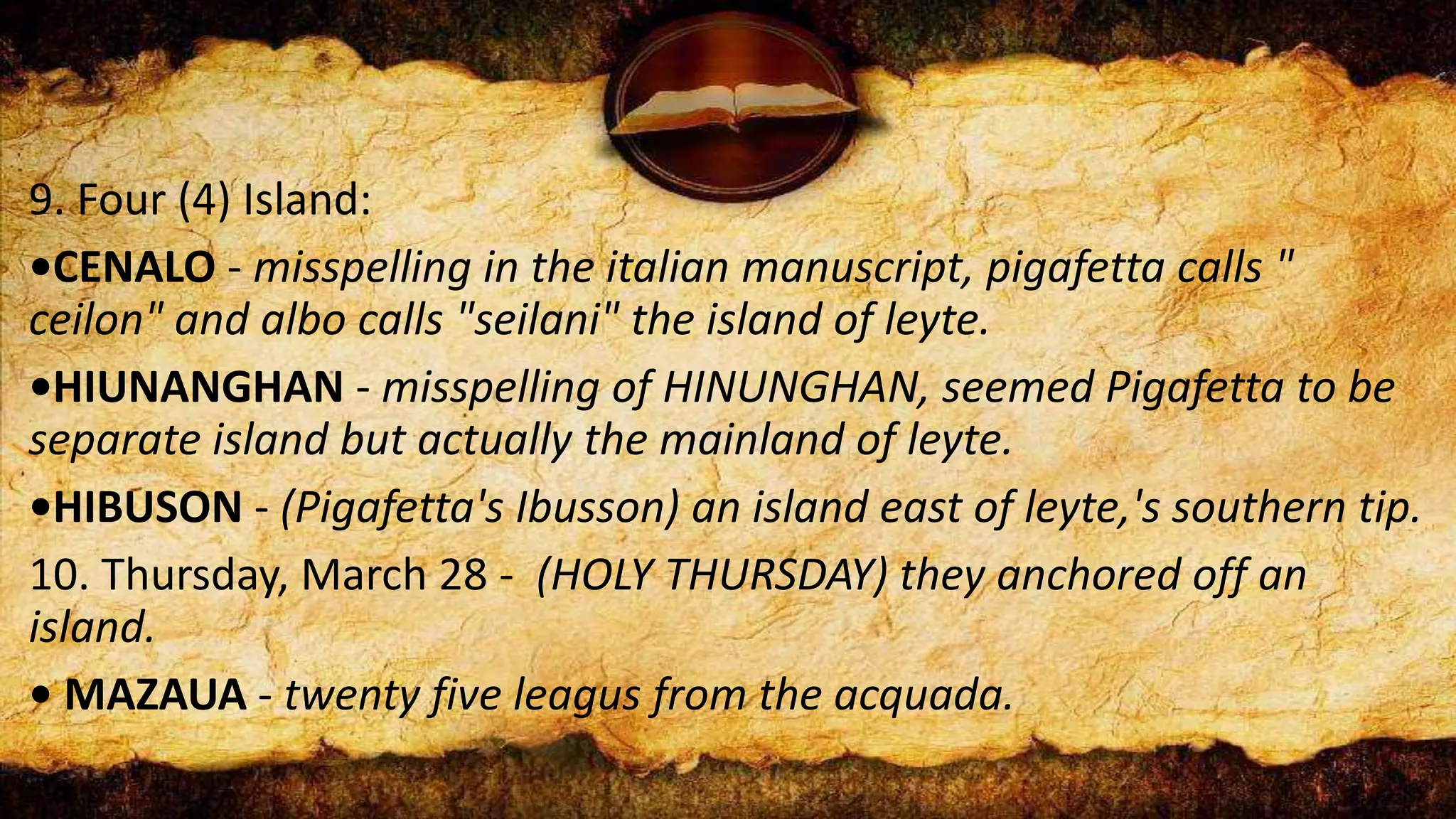 SITE OF THE FIRST MASS.pptx