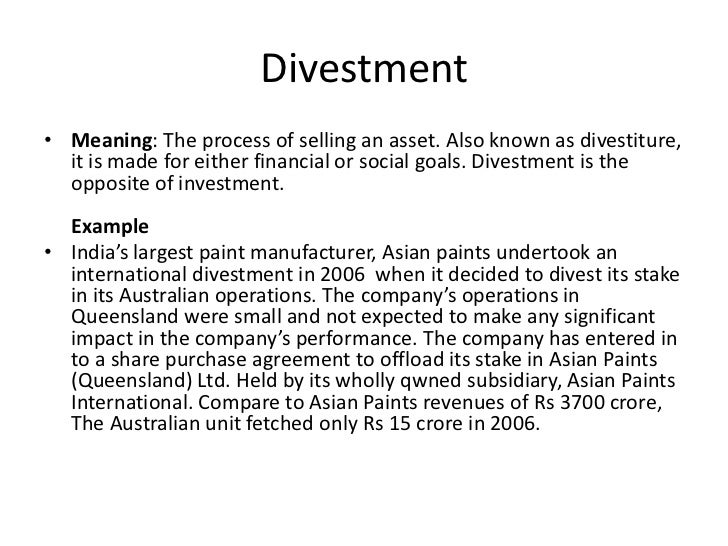 Investment Strategies