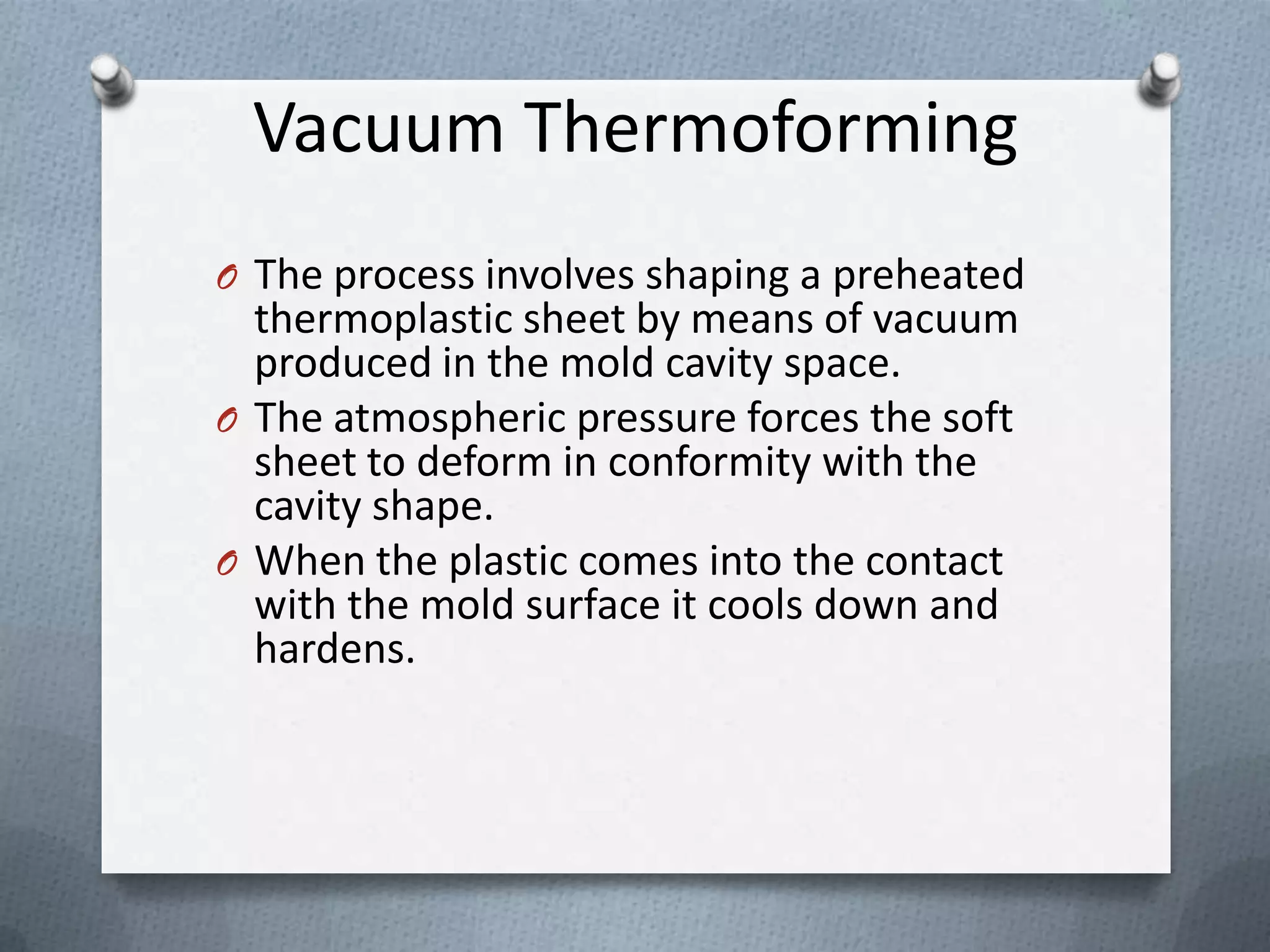 Thermoforming and types | PPTX