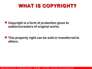 Privacy And Copyrights | PPT