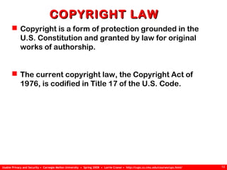 Privacy And Copyrights | PPT