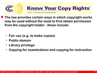 Privacy And Copyrights | PPT