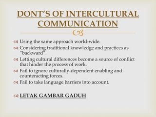 THE PRINCIPLE AND FUNCTION OF INTERCULTURAL COMMUNICATION | PPTX