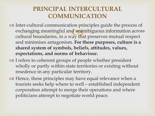 THE PRINCIPLE AND FUNCTION OF INTERCULTURAL COMMUNICATION | PPTX