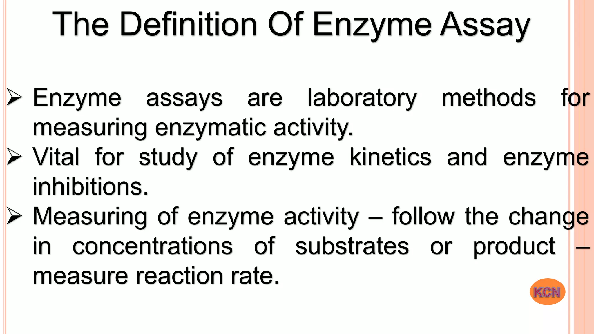 Enzyme assay VII | PPTX