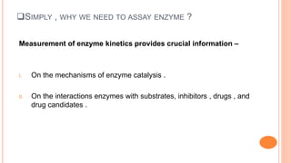 Enzyme assay VII | PPTX