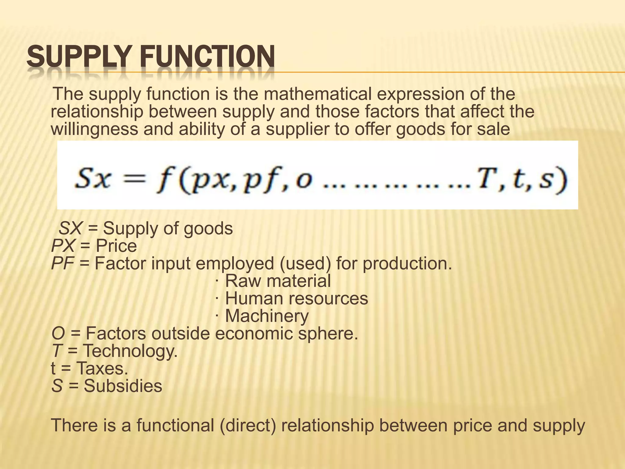 Supply | PPTX