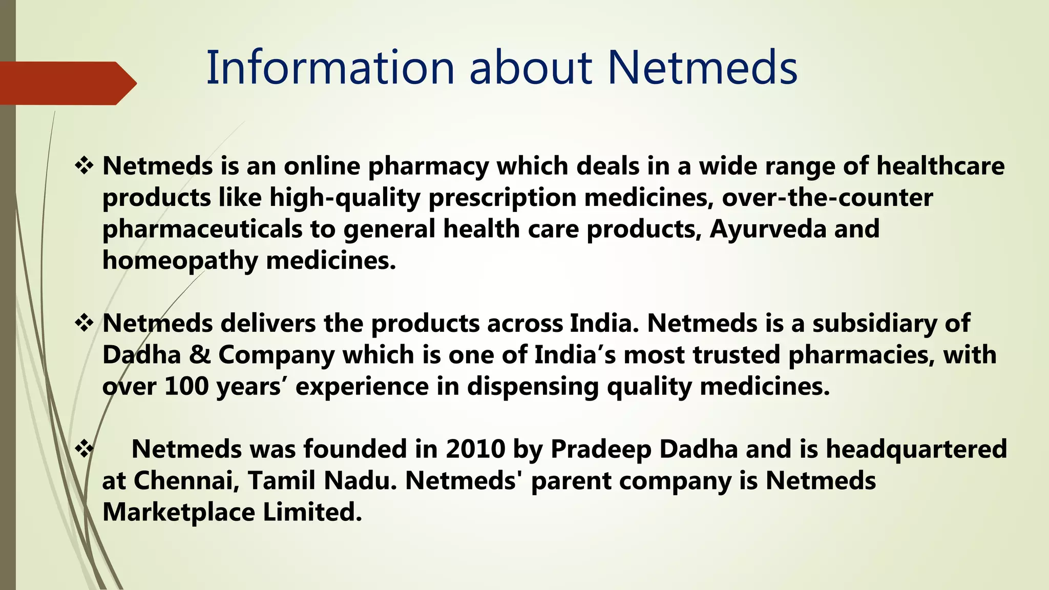 NETMEDS | PPTX