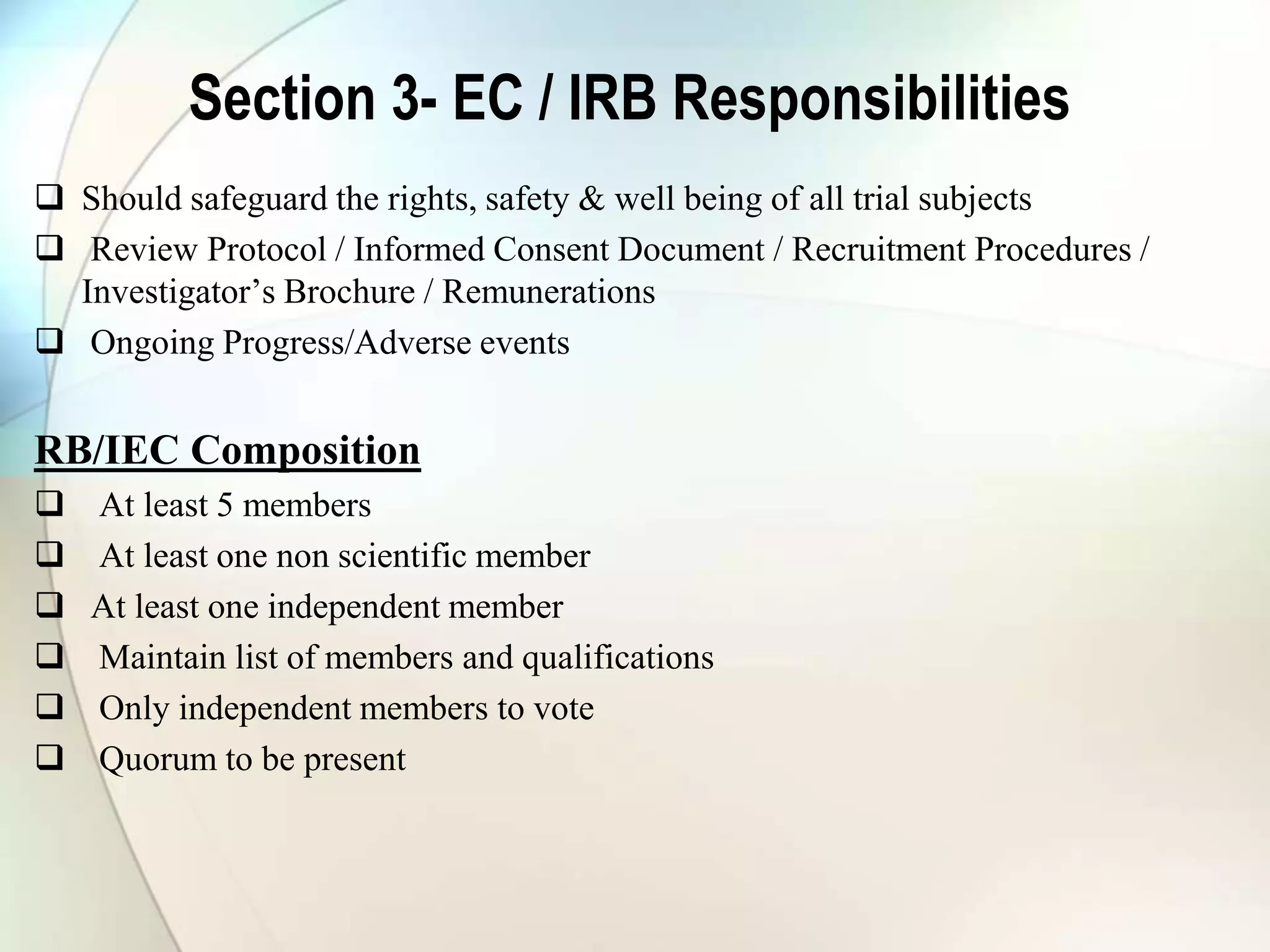 ICH GCP GUIDELINES FOR CONDUCT OF TRIAL | PPTX