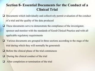 ICH GCP GUIDELINES FOR CONDUCT OF TRIAL | PPTX