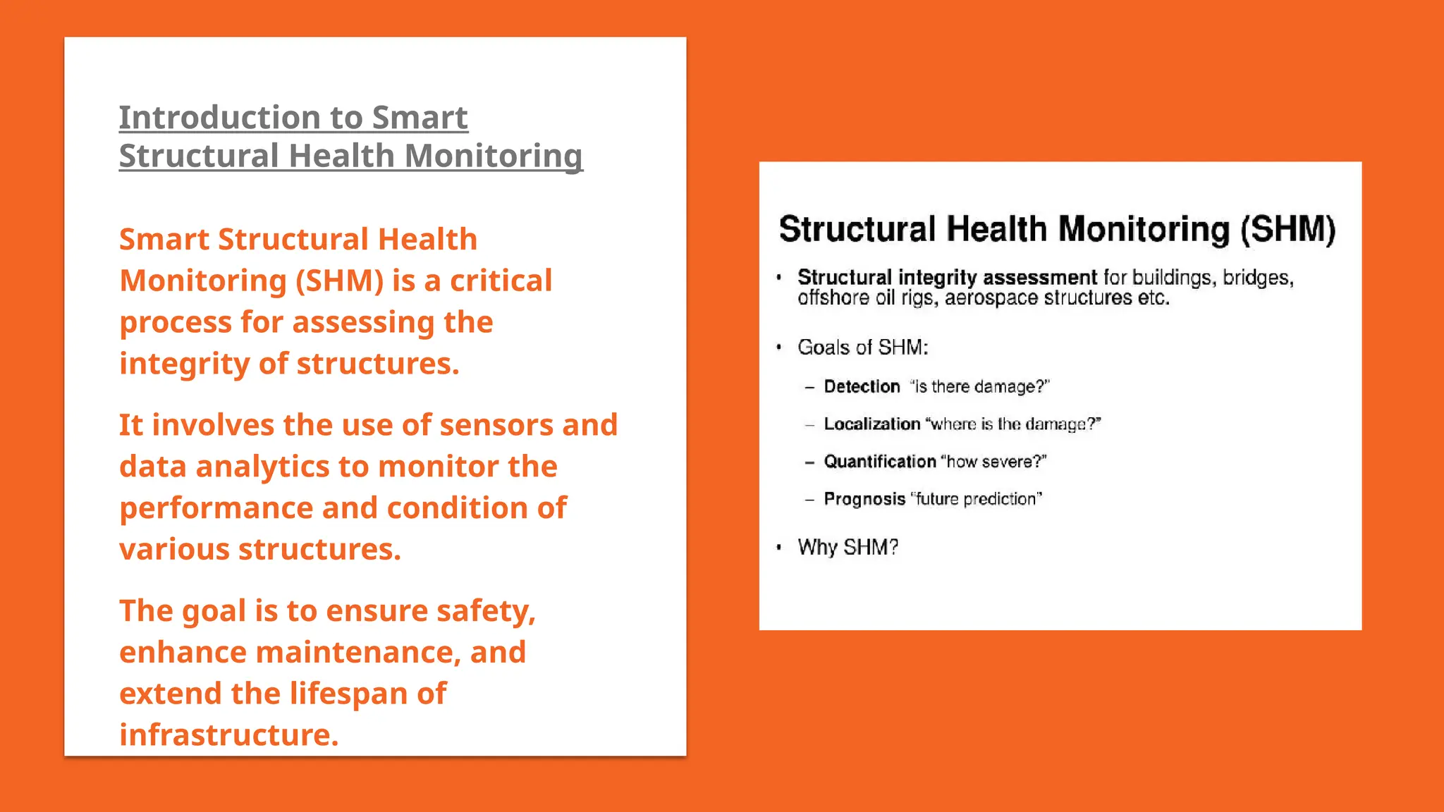 Smart Structural Health Monitoring Through Iot And Sensor Pptx Civil Engineering Industry