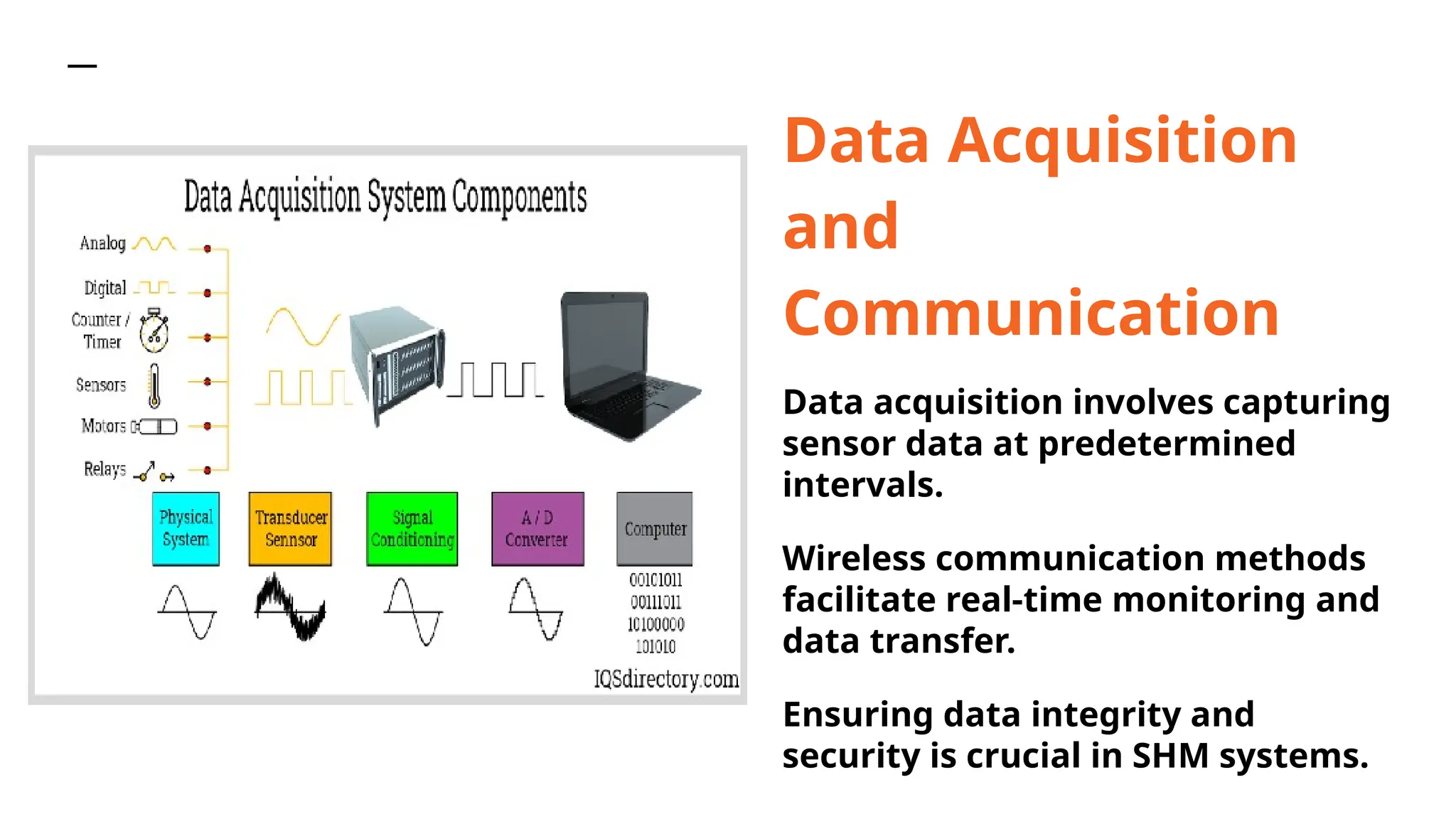 Smart Structural Health Monitoring Through Iot And Sensor Pptx Civil Engineering Industry