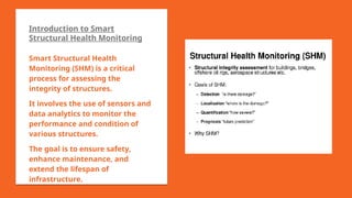 Smart Structural Health Monitoring Through IoT and Sensor | PPTX