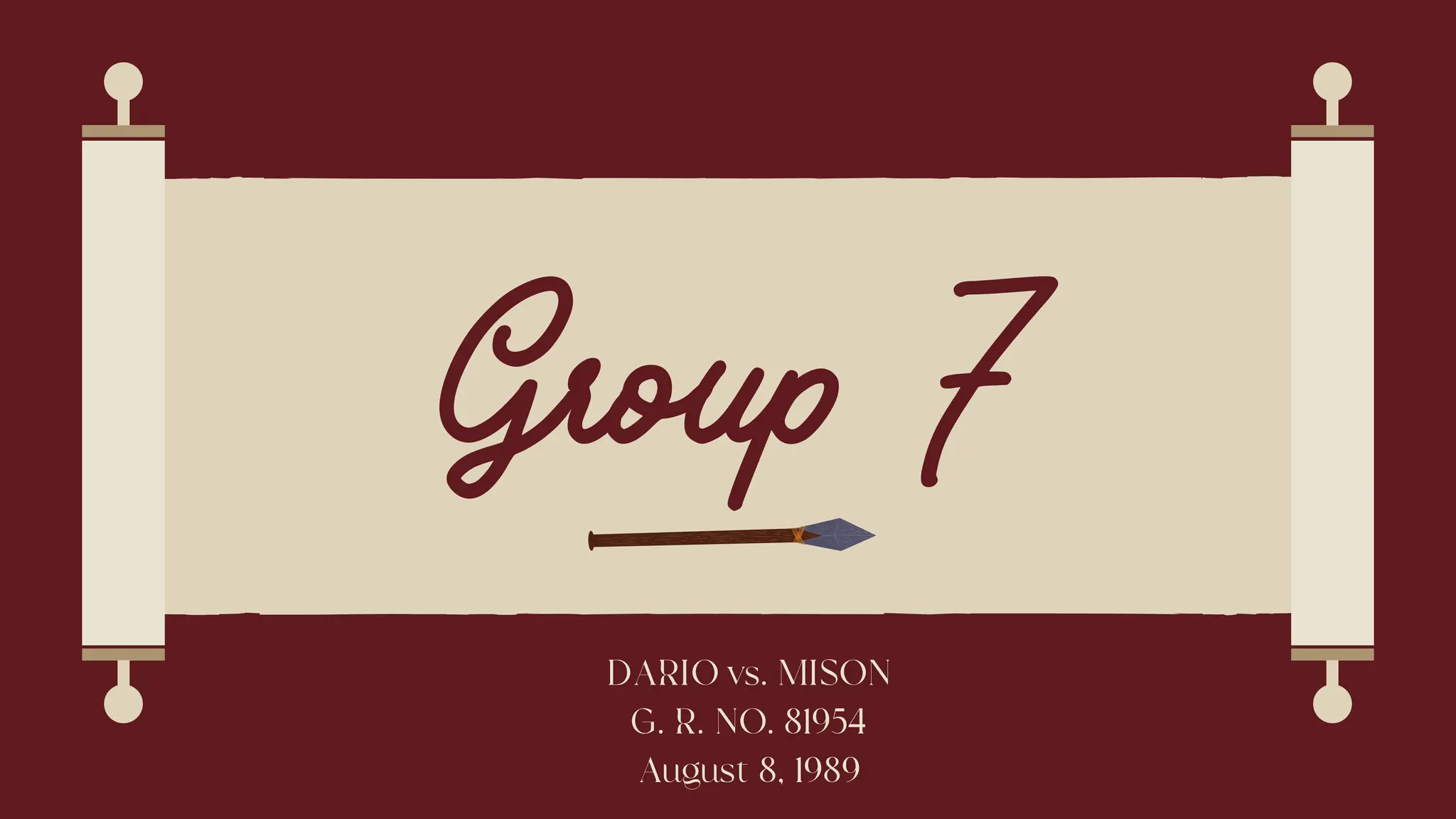 BPA GROUP 7 - DARIO VS. MISON REPORTING.pdf | Law