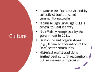 Deaf and Hard of Hearing in the Philippines and other countries (Japan ...