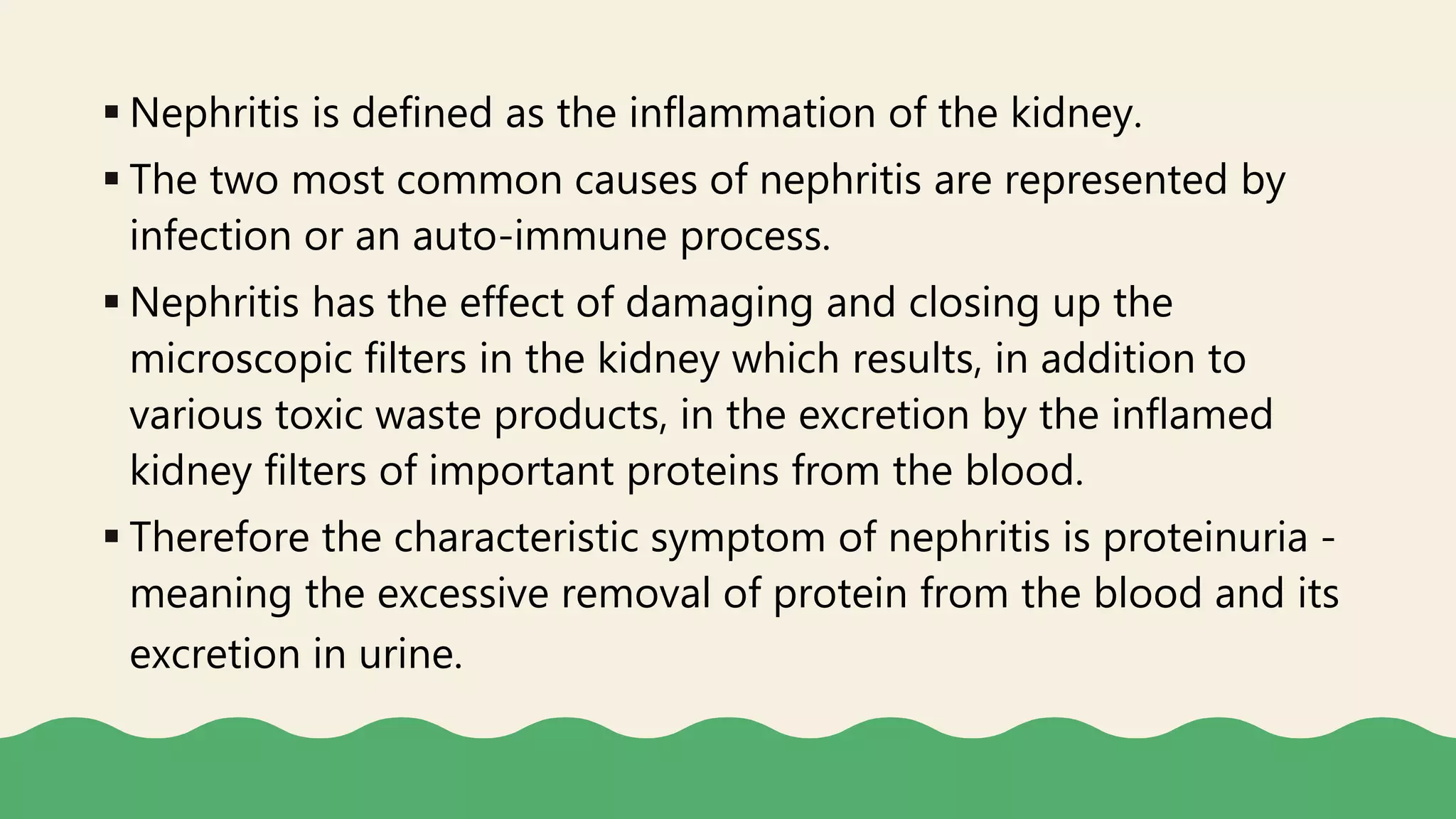 inflammatory diseases of the kidney& urinary bladder | PPTX