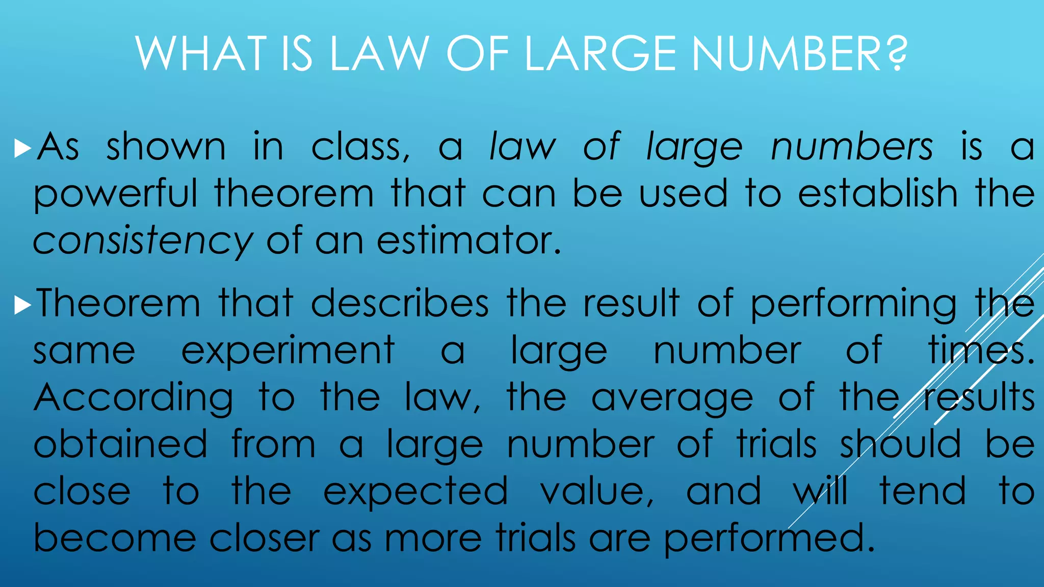 law of large number and central limit theorem | PPTX