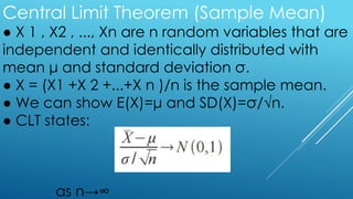 law of large number and central limit theorem | PPTX