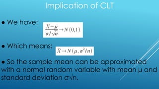 law of large number and central limit theorem | PPTX