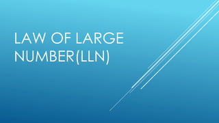 law of large number and central limit theorem | PPTX