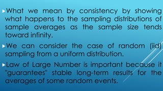 law of large number and central limit theorem | PPTX