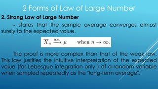 law of large number and central limit theorem | PPTX