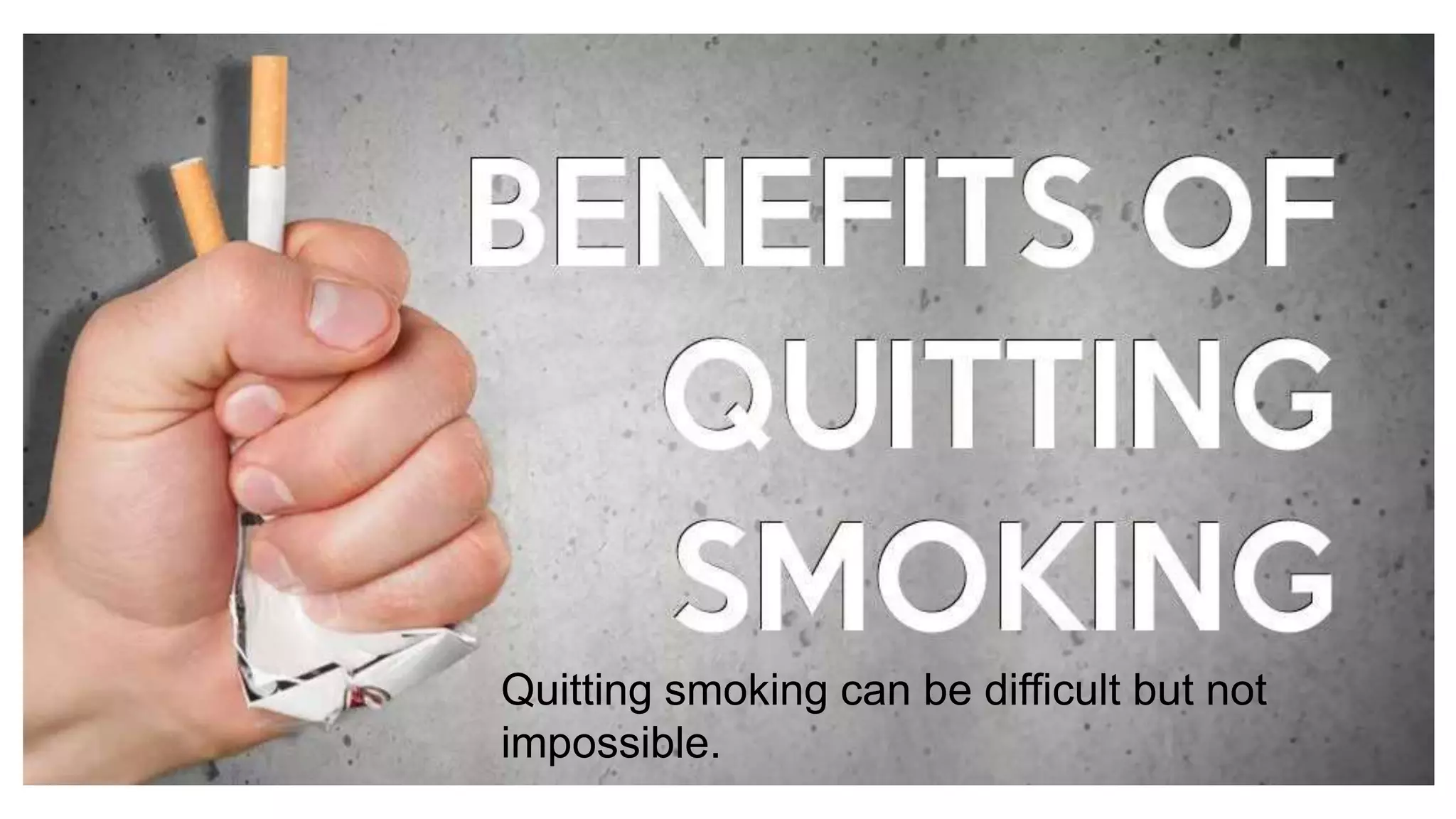 quit smoke | PPT