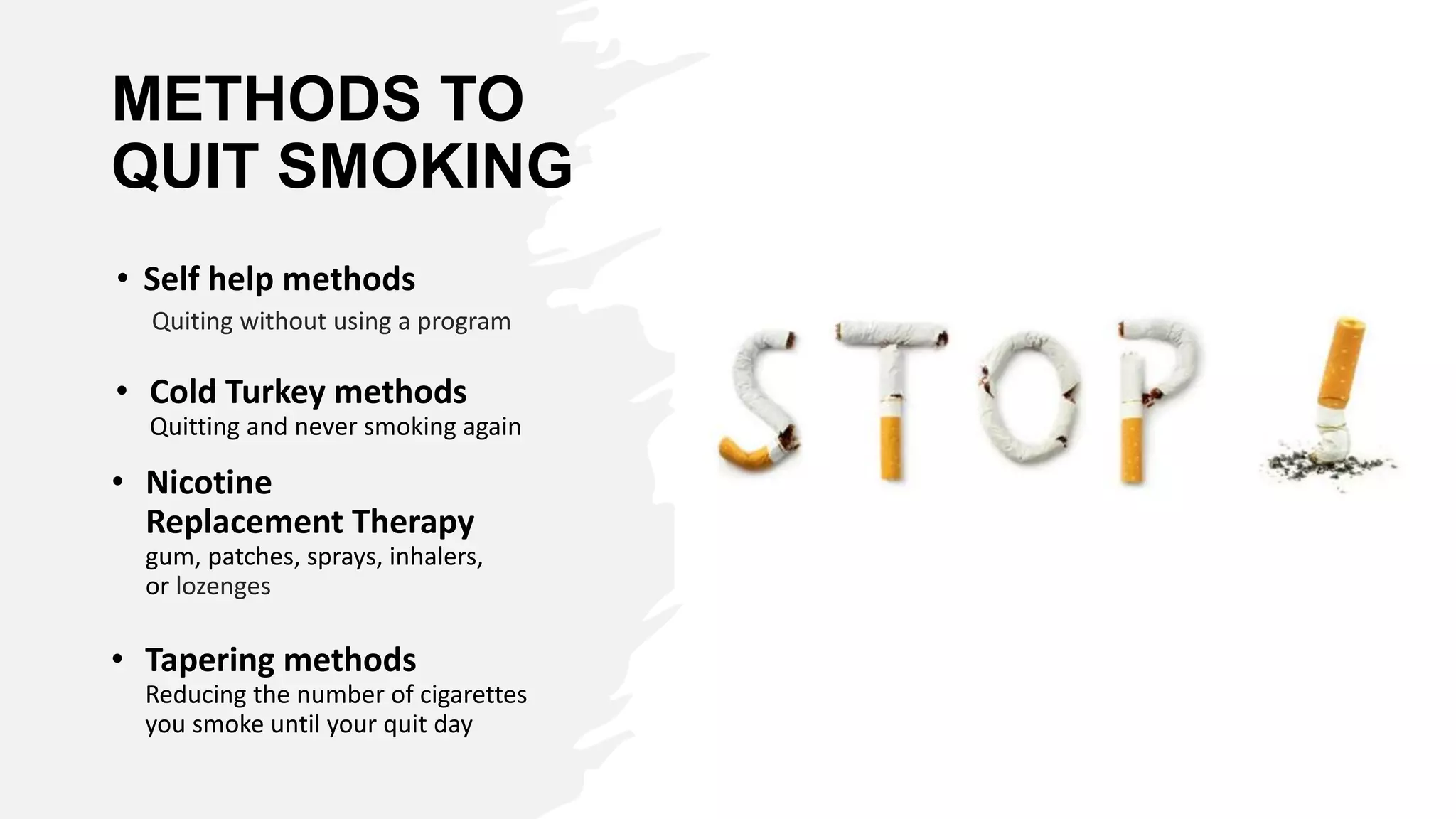 quit smoke | PPT