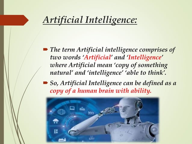 Artificial intelligence DG.pptx | Artificial Intelligence | Technology ...