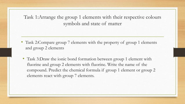 Group 7 elements | PPT