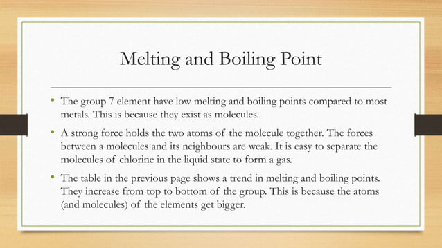 Group 7 elements | PPT